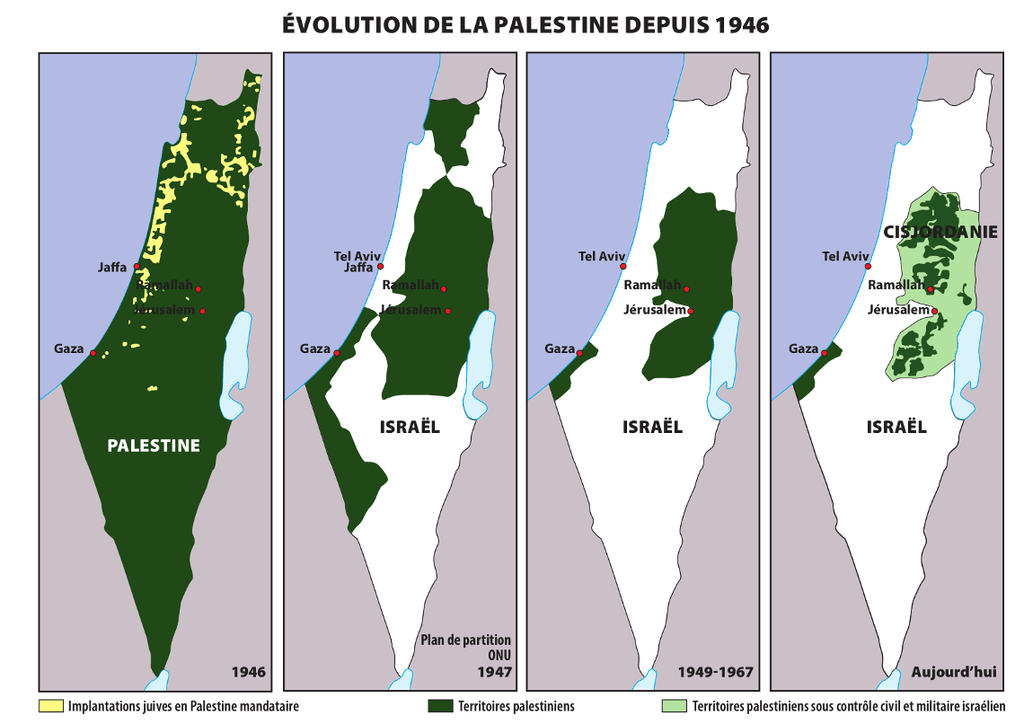 La Carte de la Palestine : Histoire, Géographie et Enjeux Actuels ...